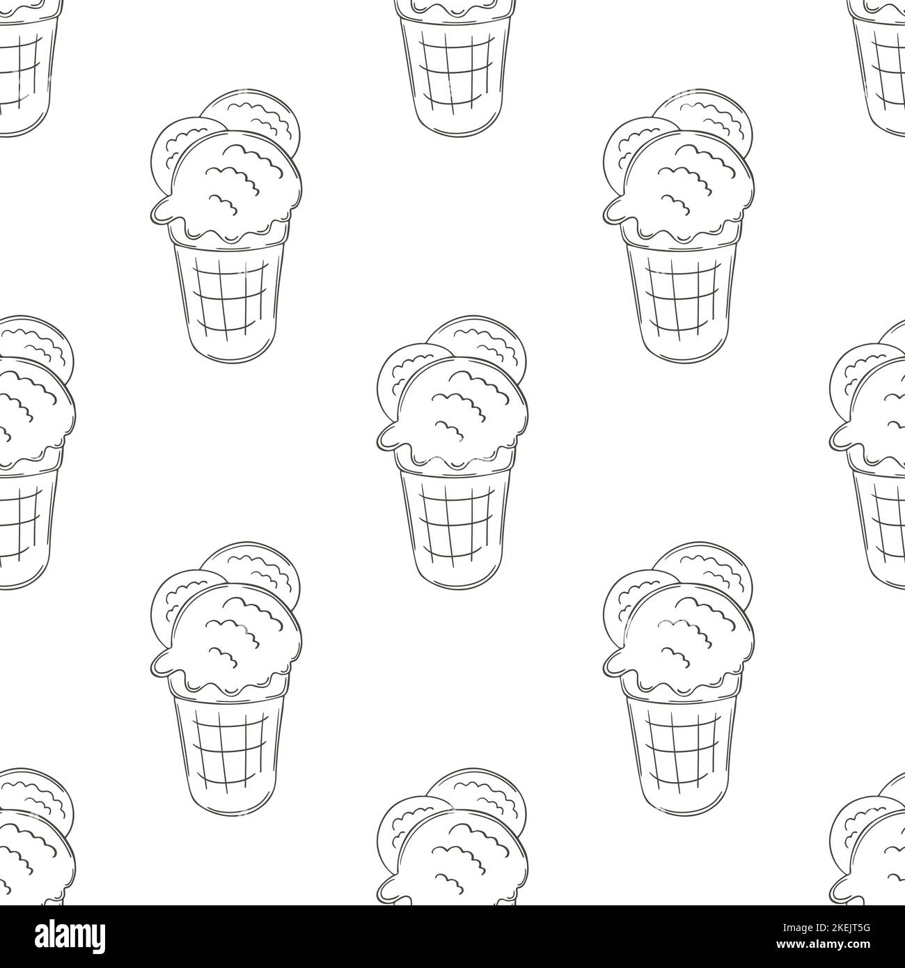 Ice cream cone coloring page printable hi-res stock photography and ...