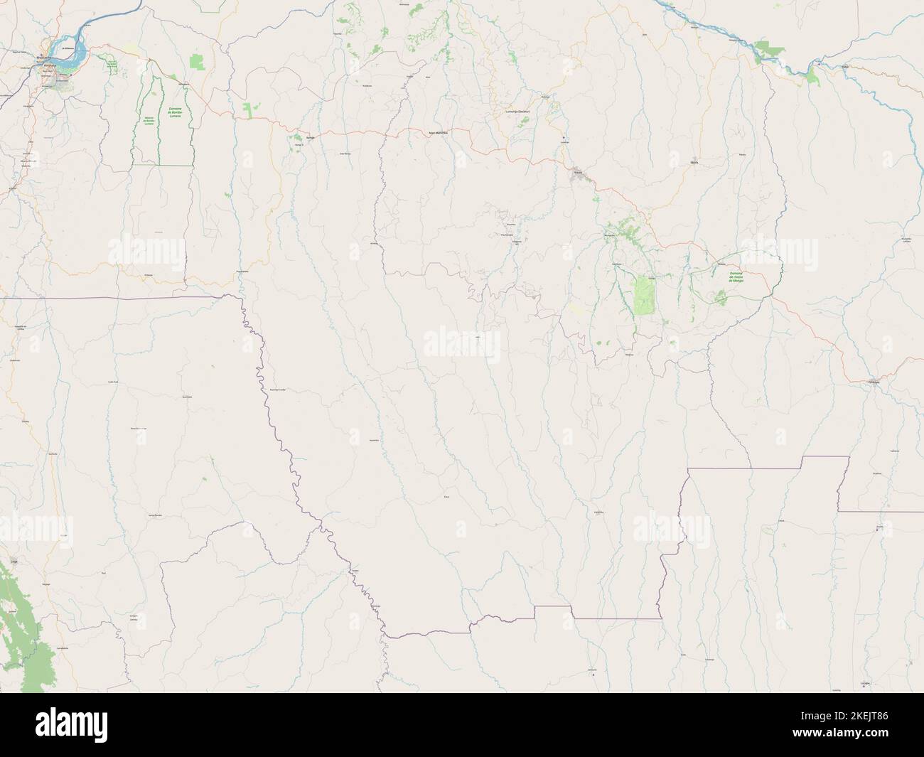 Kwango, province of Democratic Republic of the Congo. Open Street Map ...