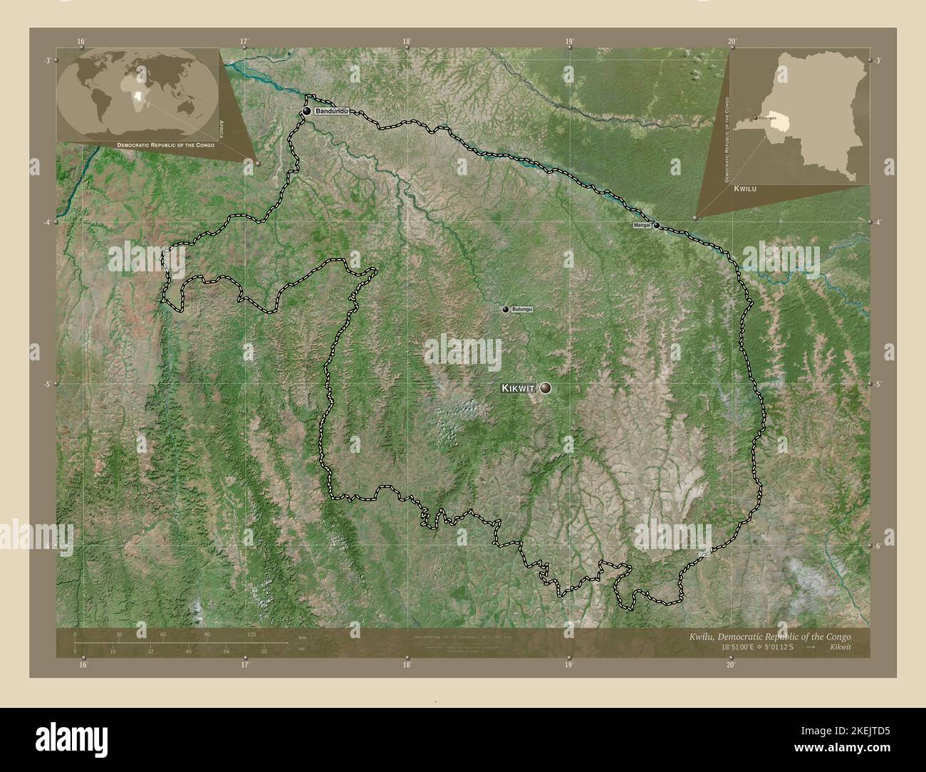 Kwilu, province of Democratic Republic of the Congo. High resolution ...