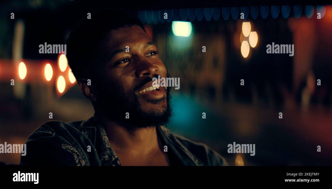 ELI GOREE in THE PERIPHERAL (2022), directed by VINCENZO NATALI and SCOTT B. SMITH. Credit ...