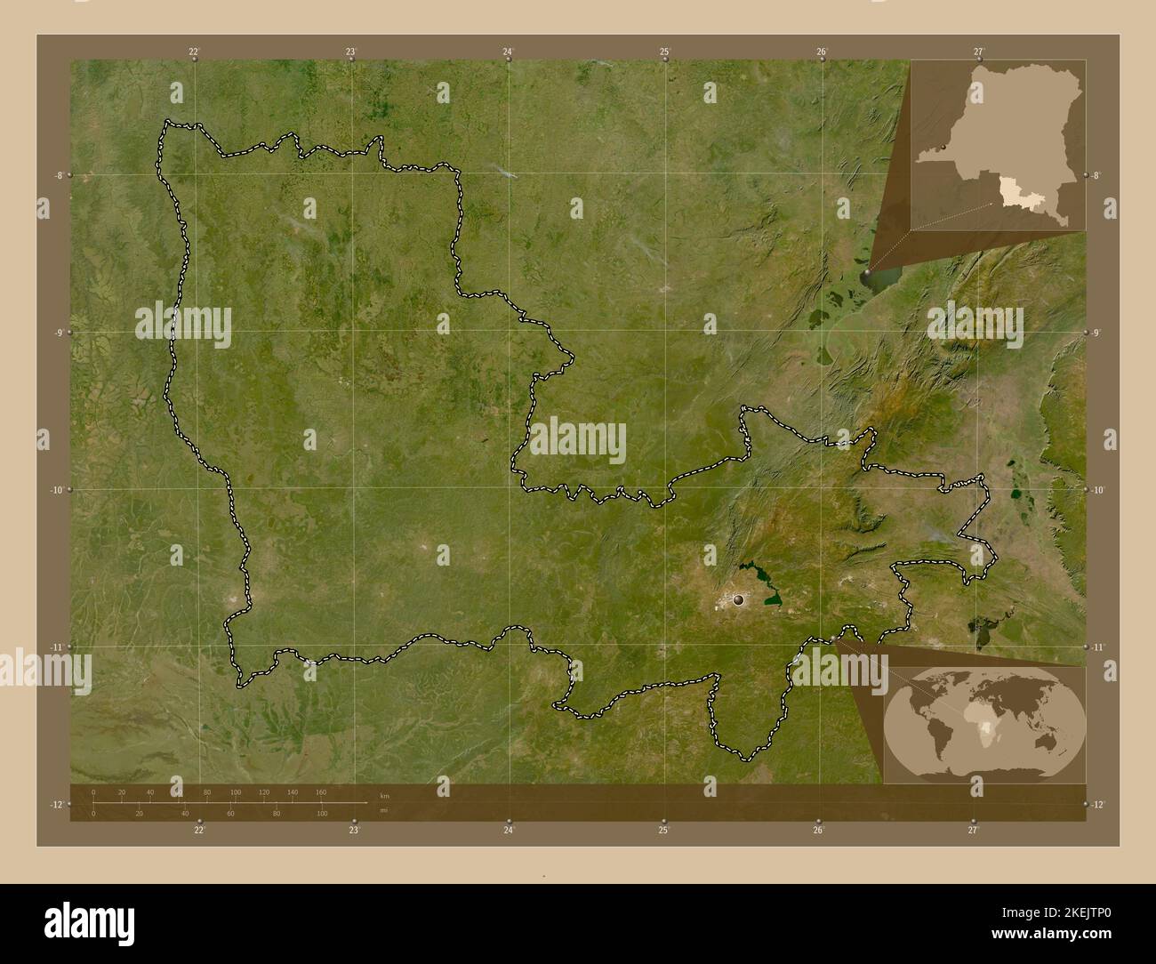 Lualaba, province of Democratic Republic of the Congo. Low resolution ...