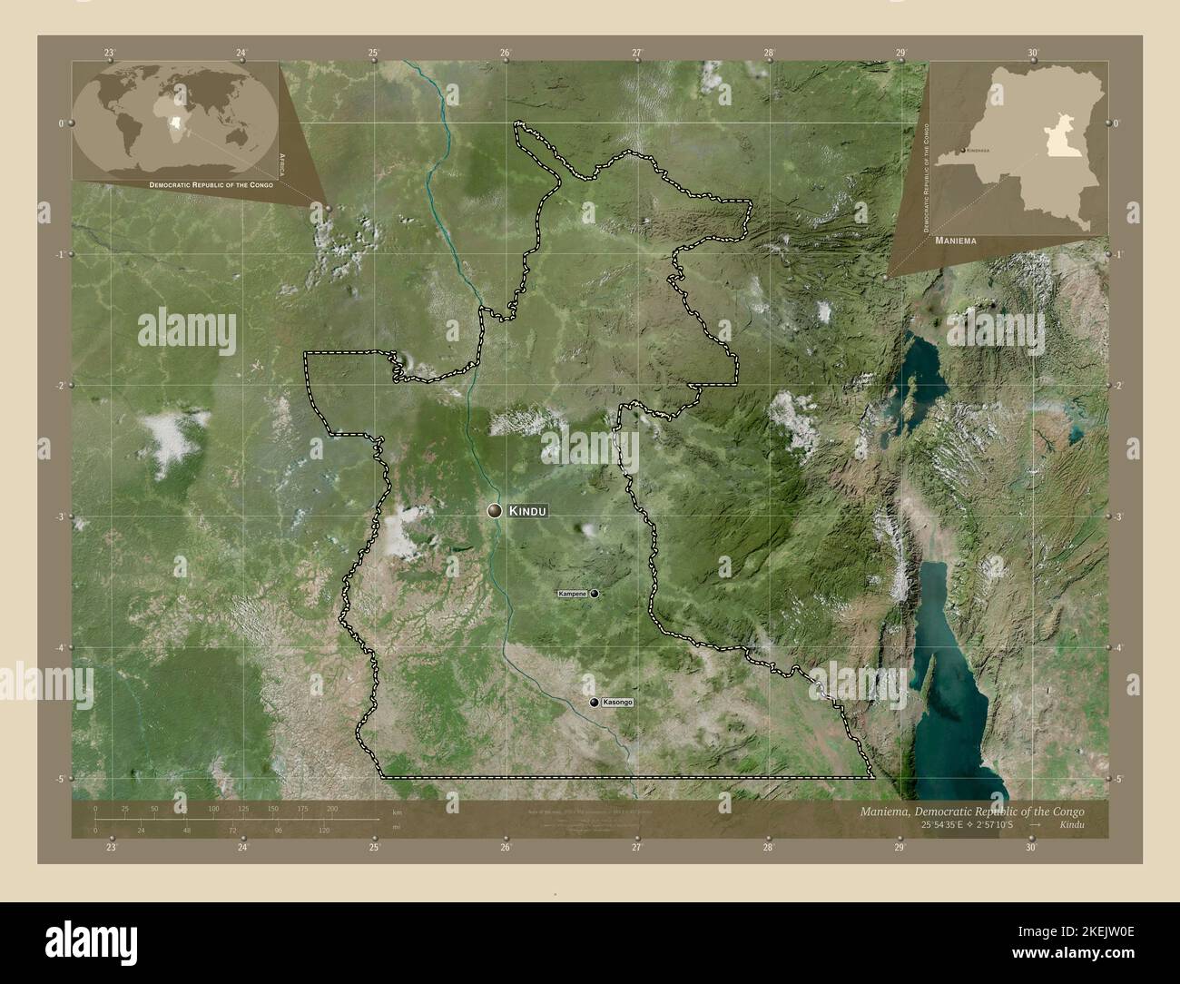 Maniema map hi-res stock photography and images - Alamy