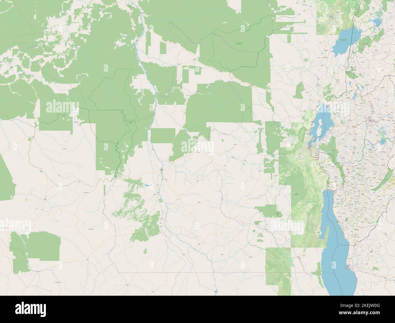 Maniema, province of Democratic Republic of the Congo. Open Street Map ...