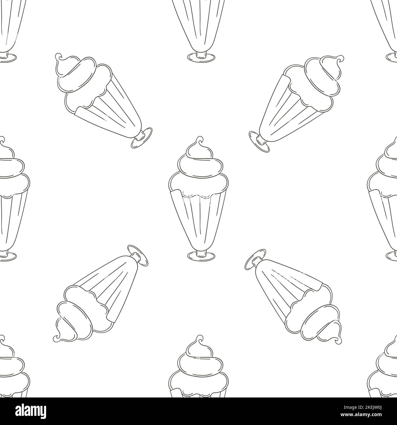 Ice cream coloring page printable hi-res stock photography and images ...