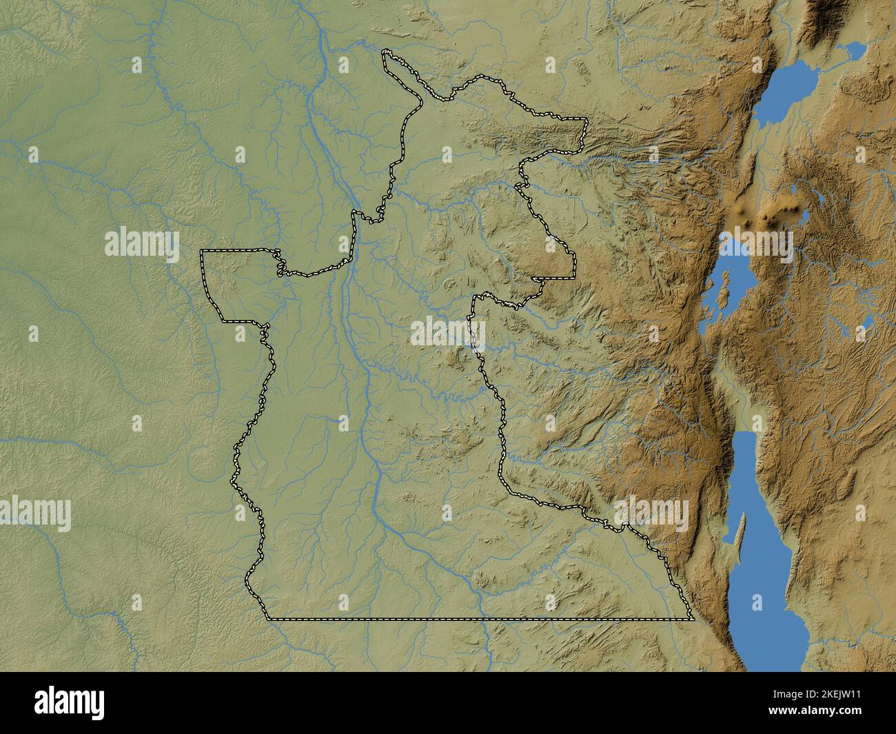 Maniema, province of Democratic Republic of the Congo. Colored ...
