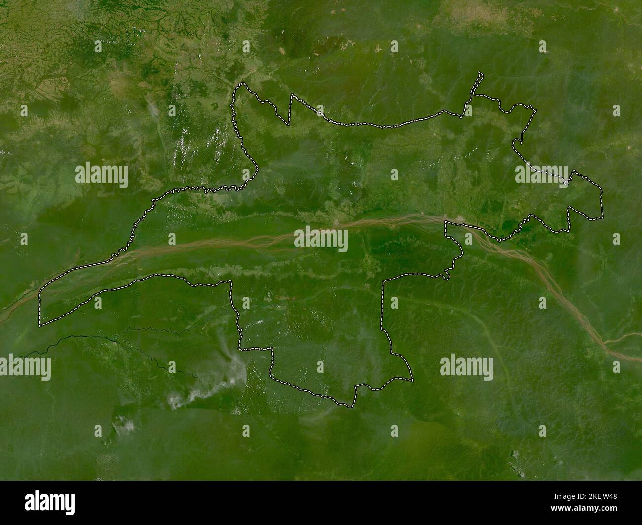 Mongala, province of Democratic Republic of the Congo. Low resolution ...