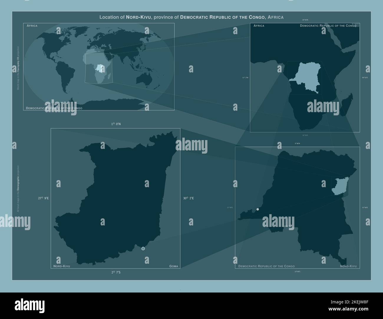 Nord-Kivu, province of Democratic Republic of the Congo. Diagram ...