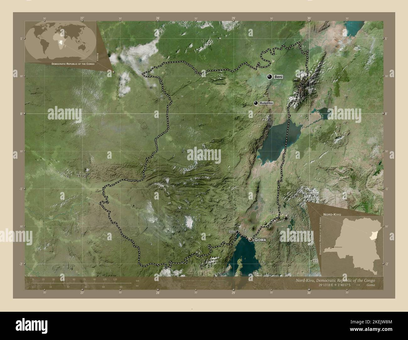 Nord-Kivu, province of Democratic Republic of the Congo. High ...