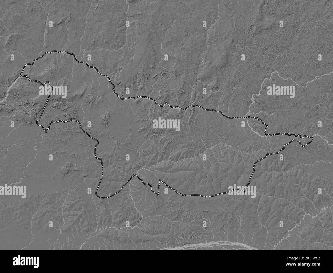 Nord-Ubangi, province of Democratic Republic of the Congo. Bilevel ...