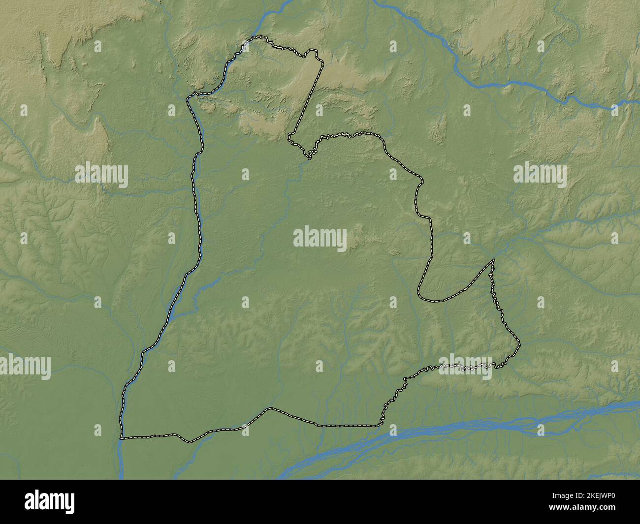 Sud-Ubangi, province of Democratic Republic of the Congo. Colored ...