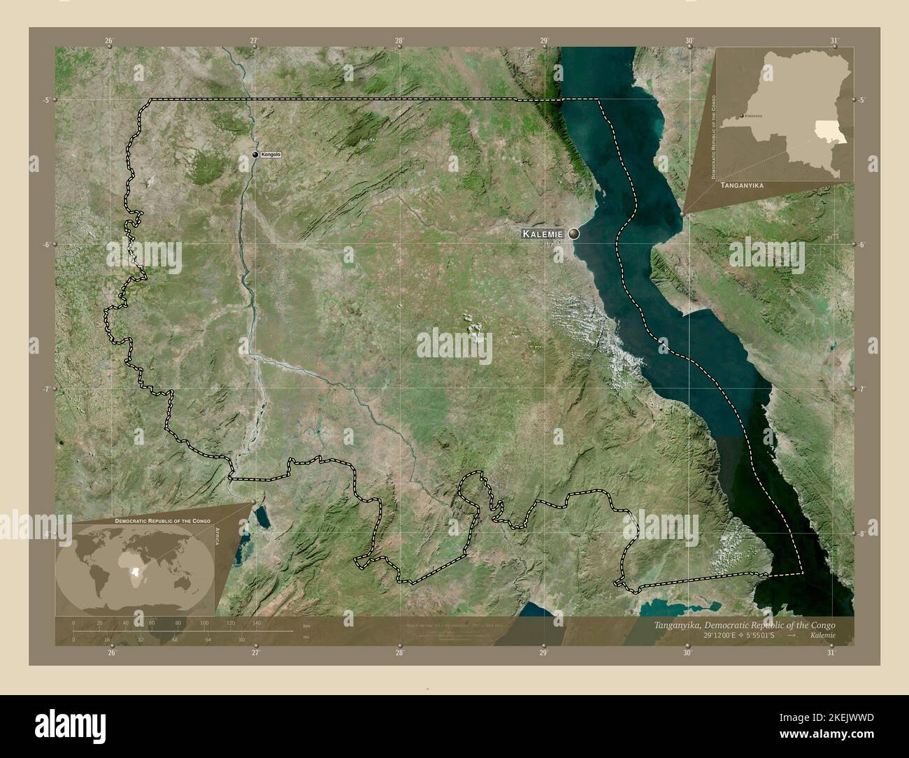 Tanganyika, province of Democratic Republic of the Congo. High ...