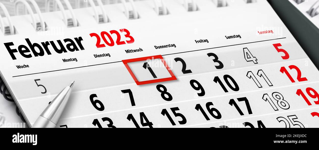 2023 kalender hi-res stock photography and images - Alamy