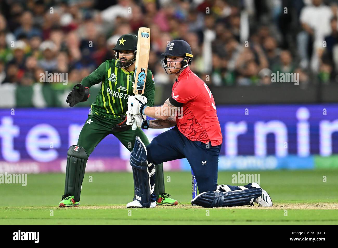 Melbourne, Australia. 13th Nov, 2022. Ben Stokes of England bat during ...