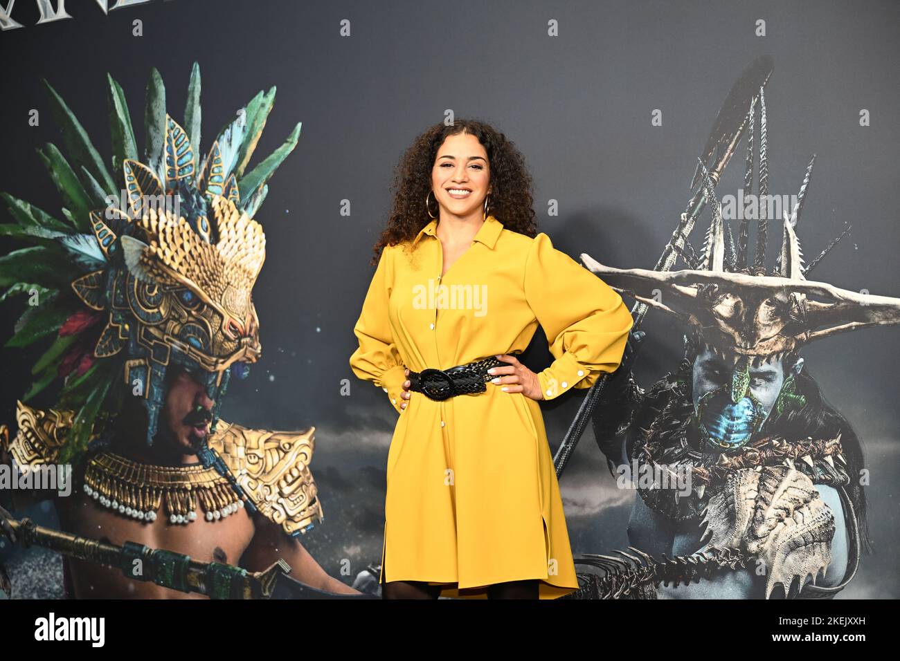 Berlin, Germany. 07th Nov, 2022. Singer Nadja Benaissa comes to the ...