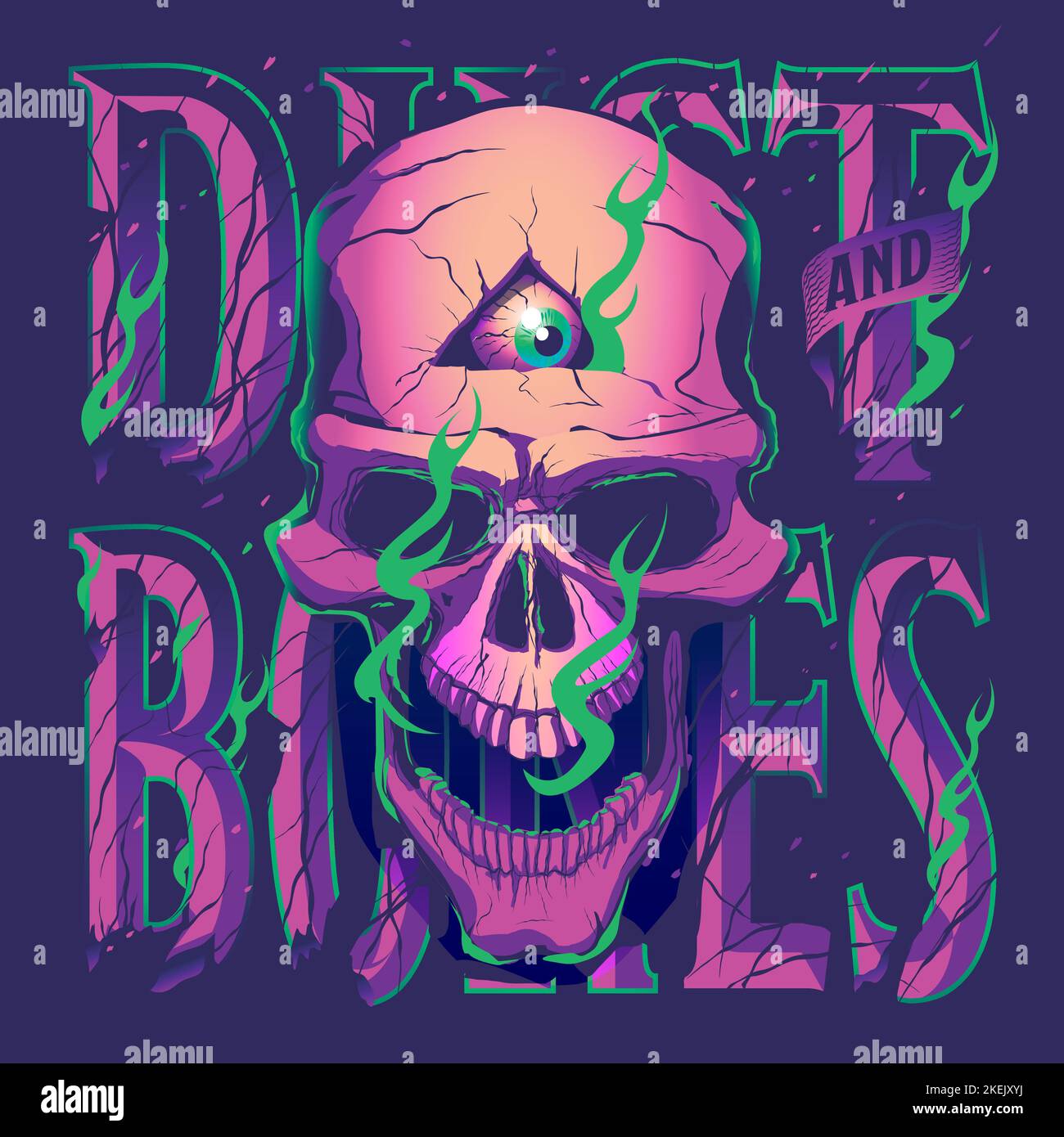 Skull vector illustration for various design needs. tattoo art. design ...