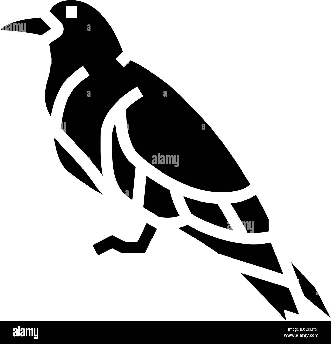 inca tern bird exotic glyph icon vector illustration Stock Vector Image ...