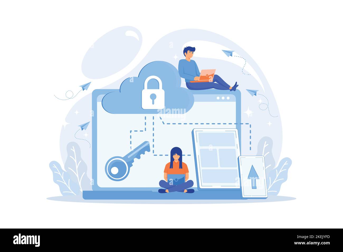 Architect and engineer working on technologies and controls to protect ... Architect and engineer working on technologies and controls to protect ...