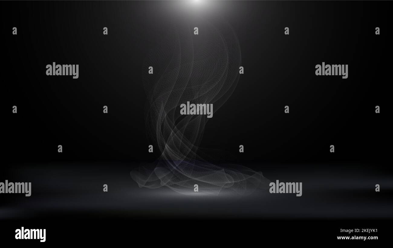 Empty black room spotlight hi-res stock photography and images - Alamy