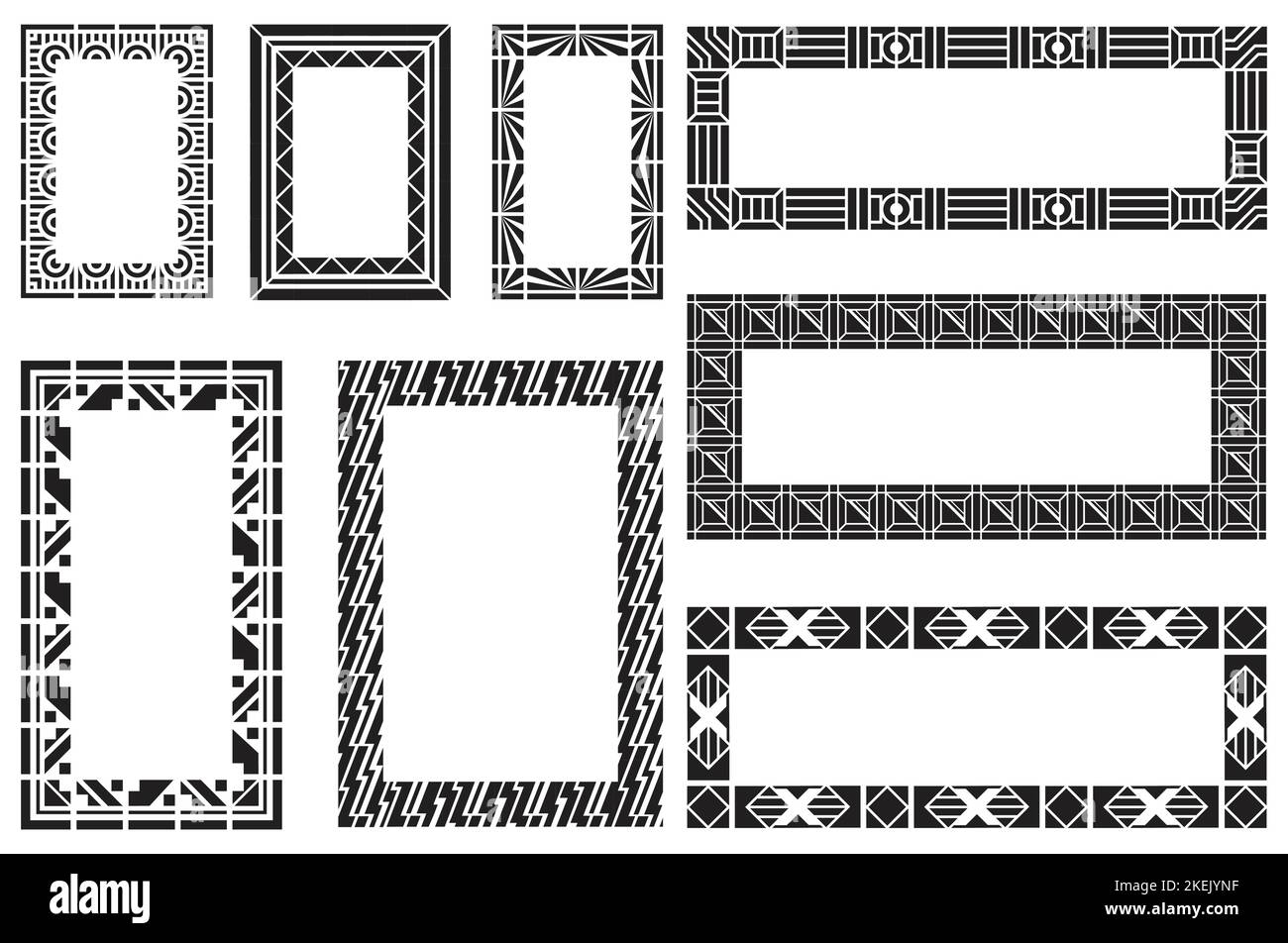 Vintage ornamental borders vector hi-res stock photography and images ...