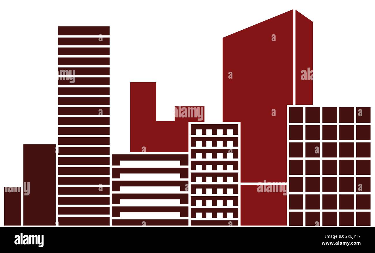 Exterior modern building Stock Vector Images - Alamy