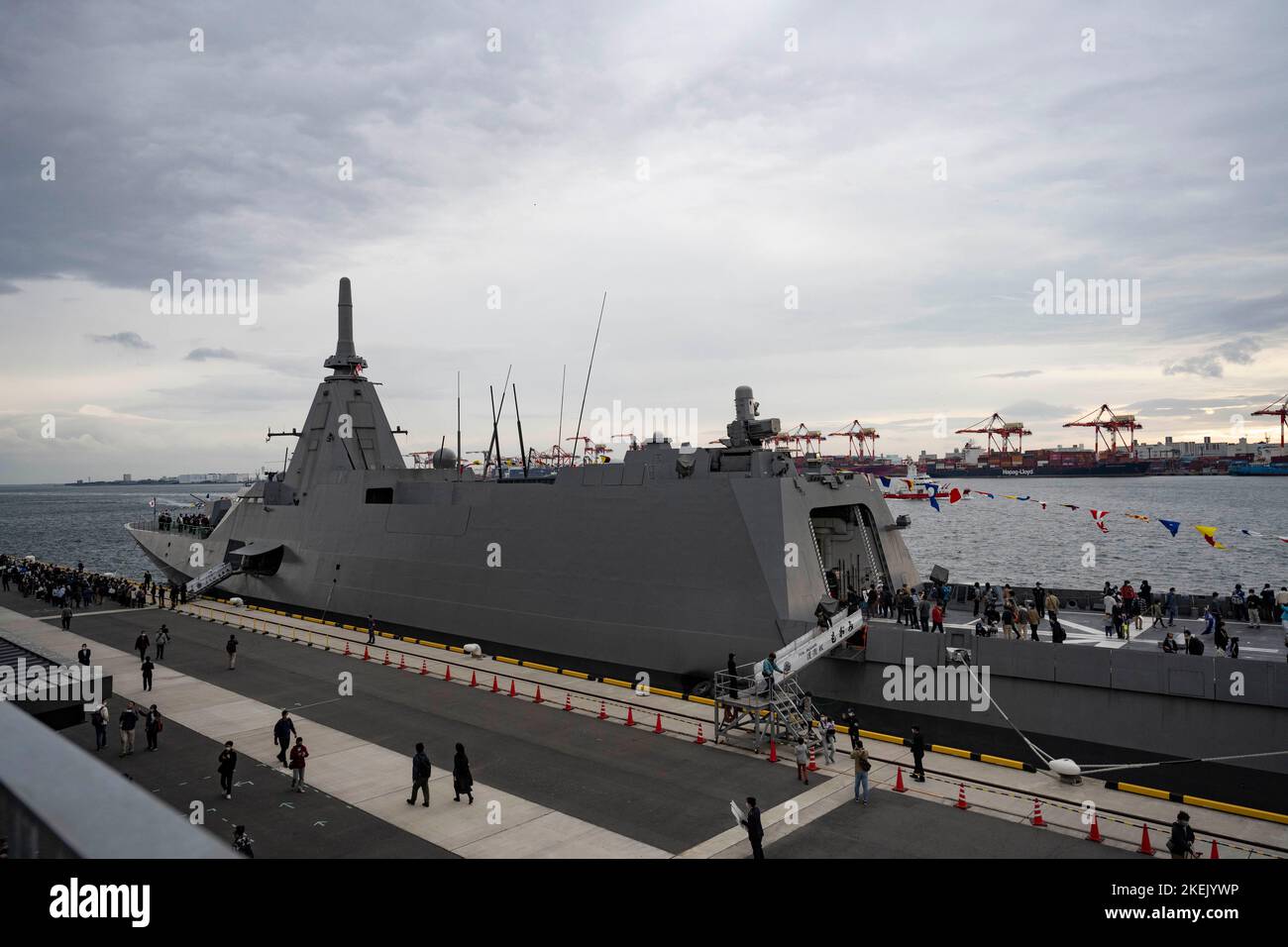 Tokyo, Japan. 13th Nov, 2022. The JS Mogami of the Japan Maritime Self ...
