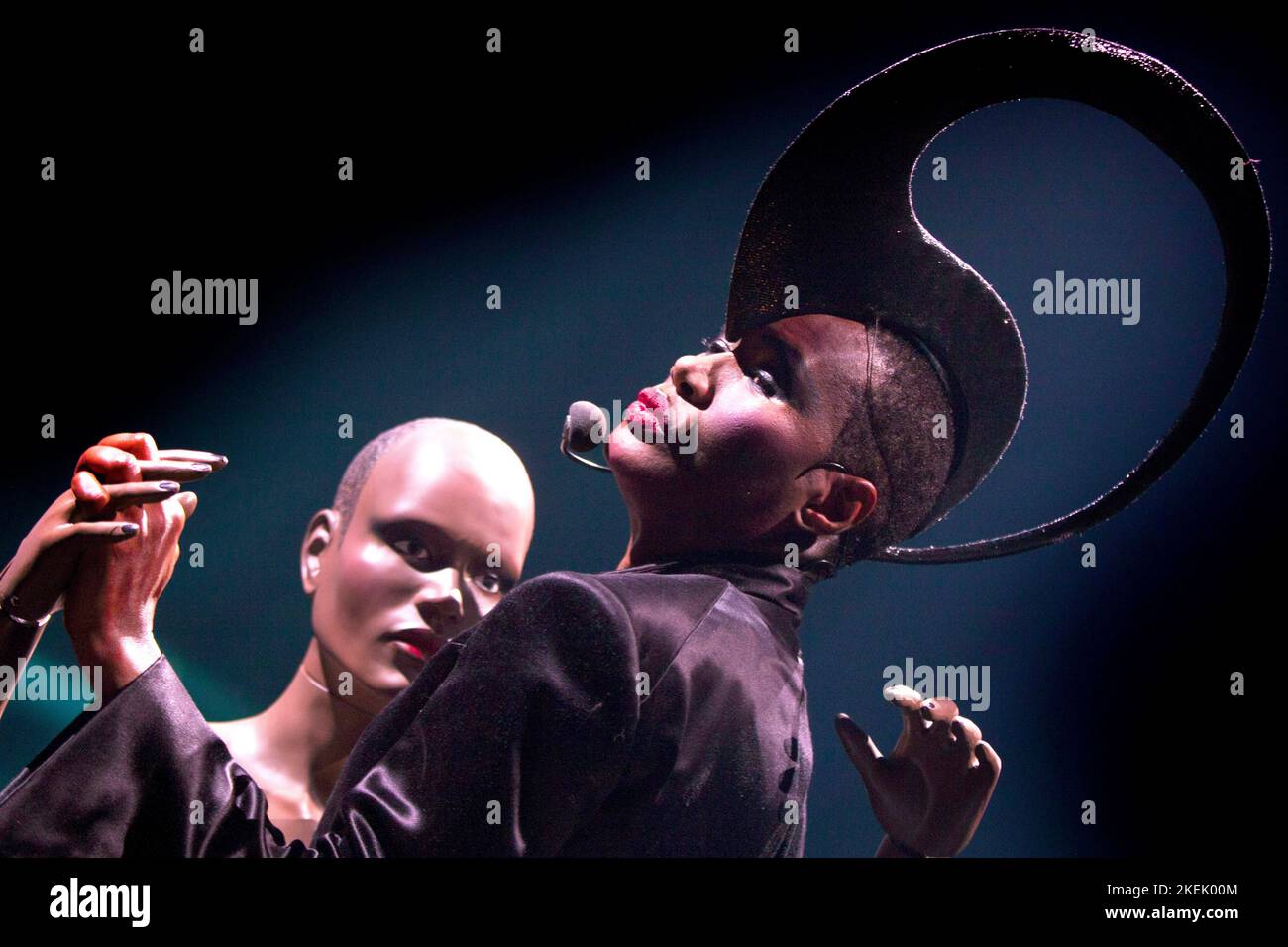 Grace Jones performing in the Night of the Proms in Gelredome Arnhem ...