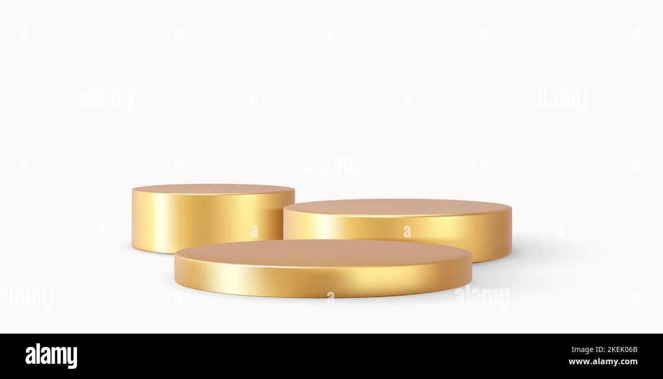 Gold background stage Cut Out Stock Images & Pictures - Alamy