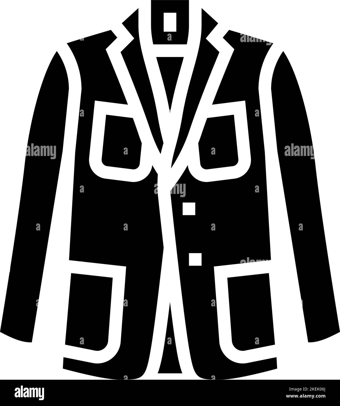 Blazer technical fashion illustration Stock Vector Images - Alamy