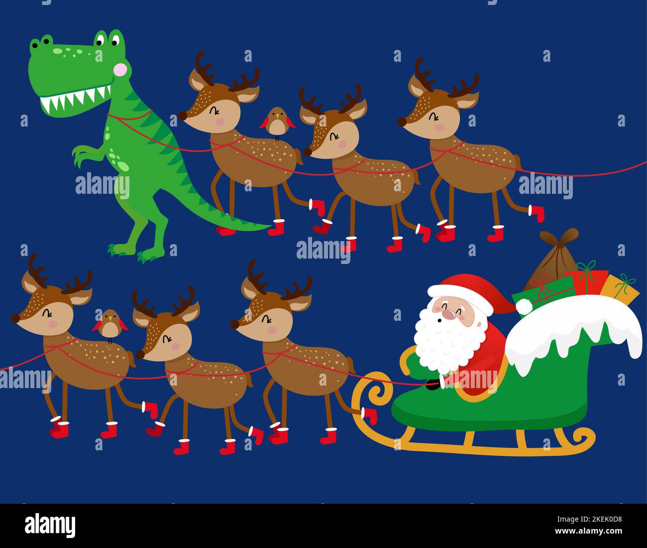 Grinch with presents Stock Vector Images - Alamy