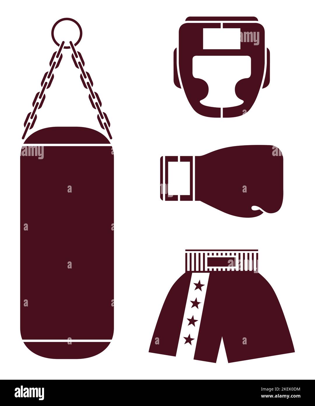 Box fighter Stock Vector Images - Alamy