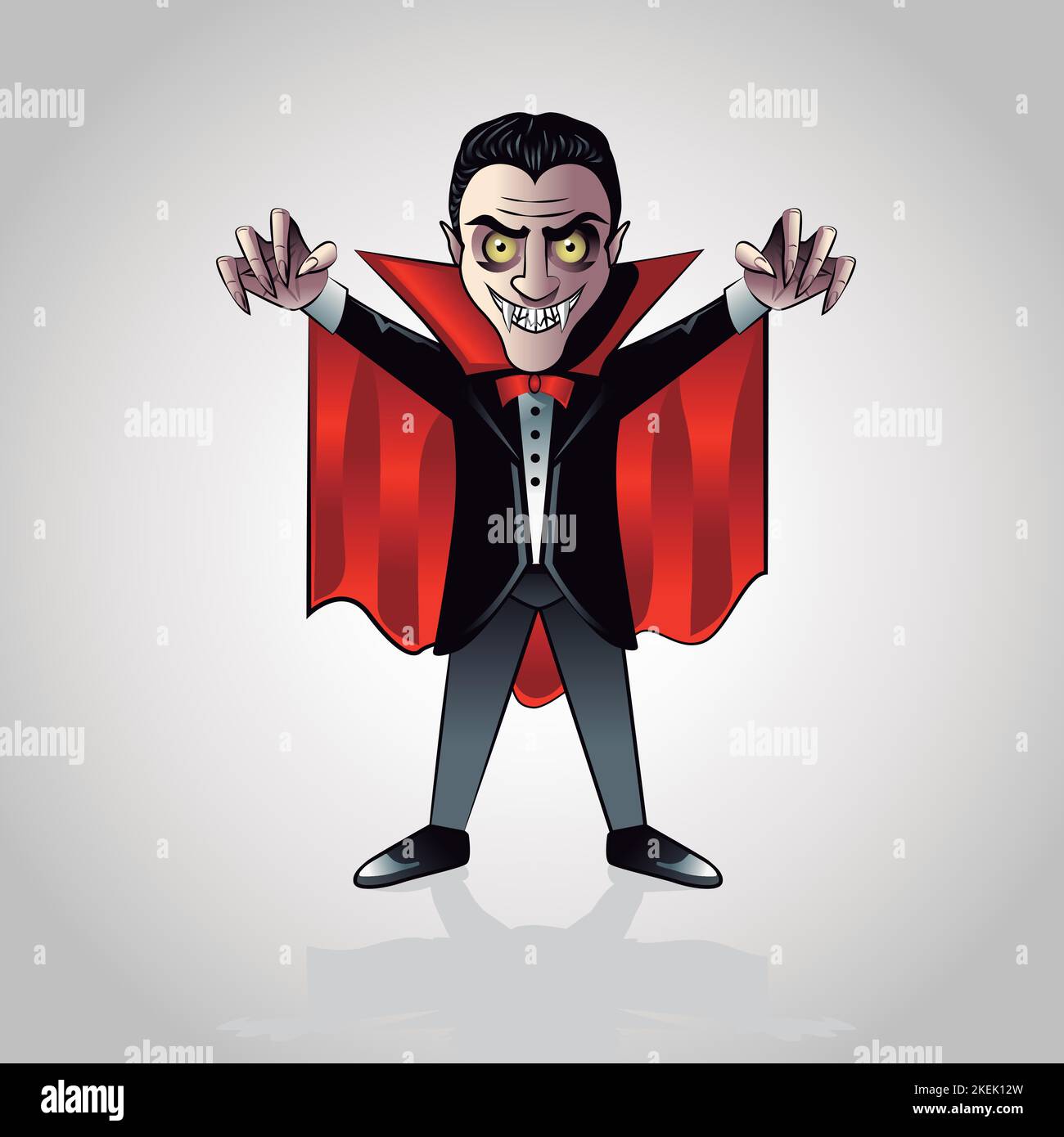 Dracula - vector art pint - halloween clip art Stock Vector Image & Art ...