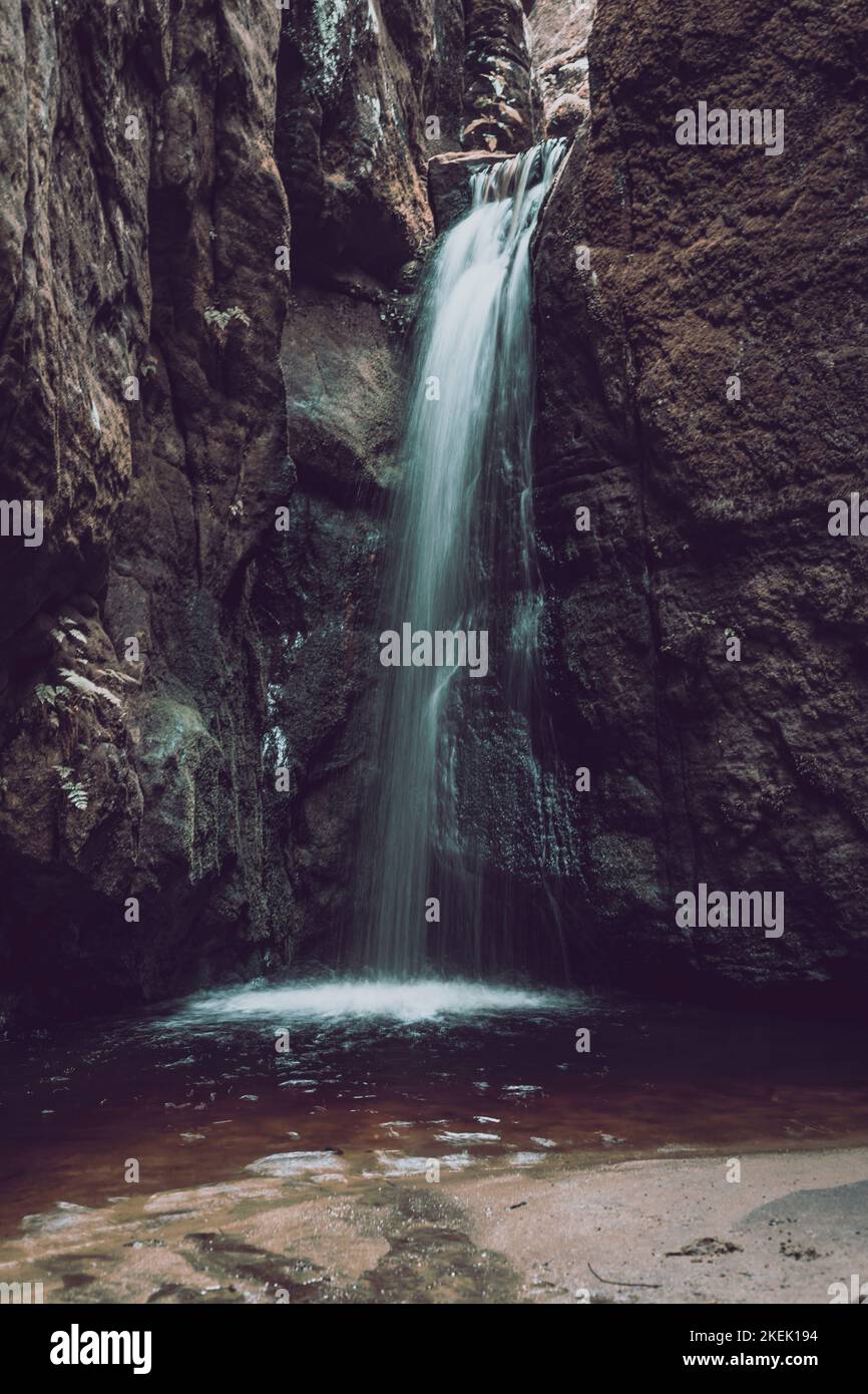 Rustic waterfall scene hi-res stock photography and images - Alamy