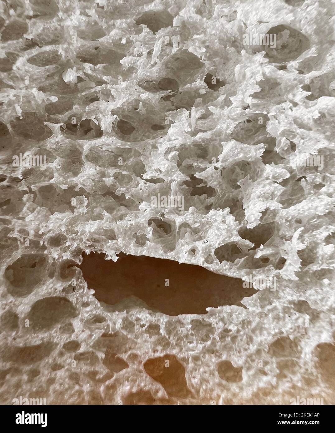 Abstract close-up of white bread background texture Stock Photo - Alamy