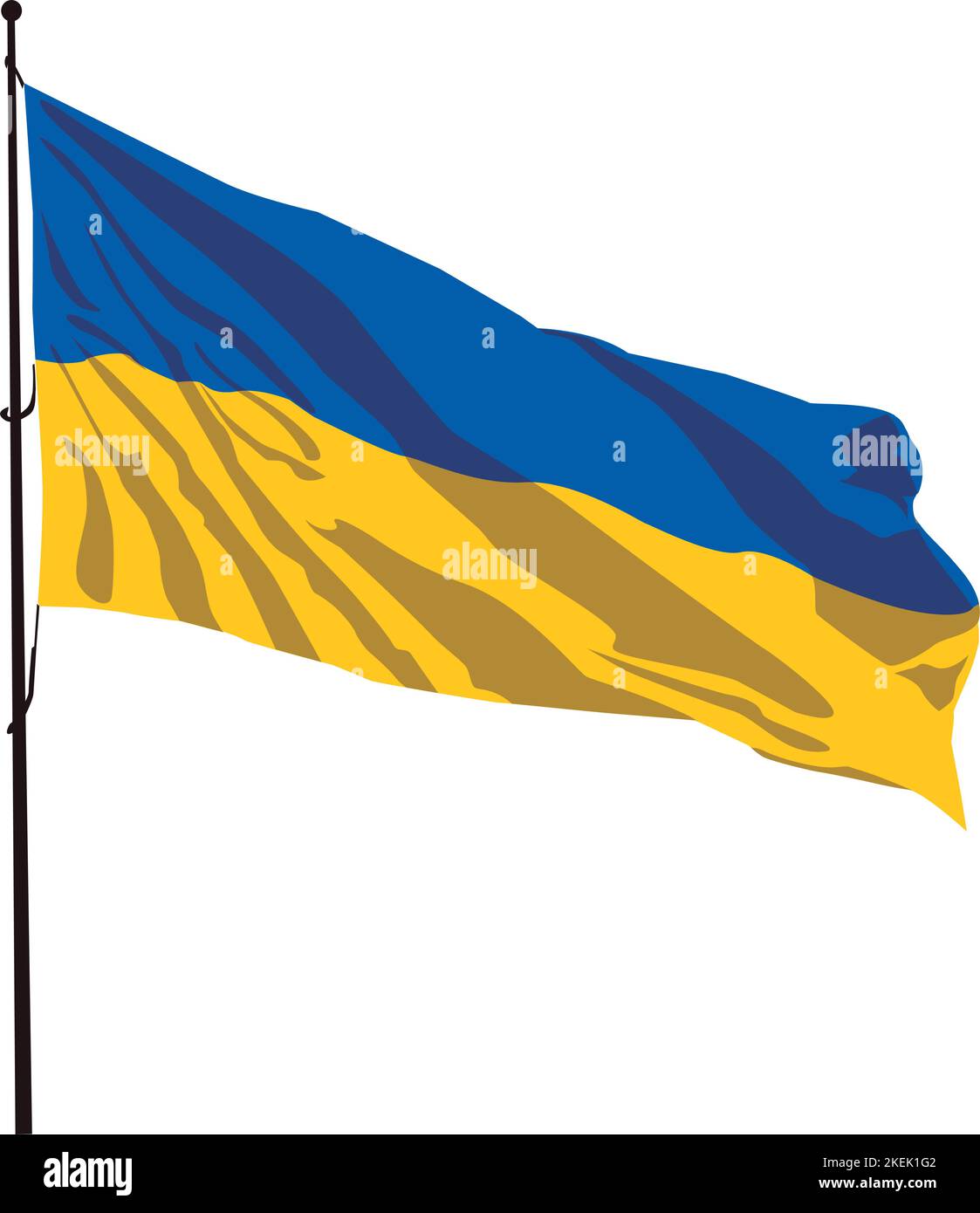 ukrainian flag, ukrainian war, wind flag, Ukraine country Stock Vector Image & Art - Alamy