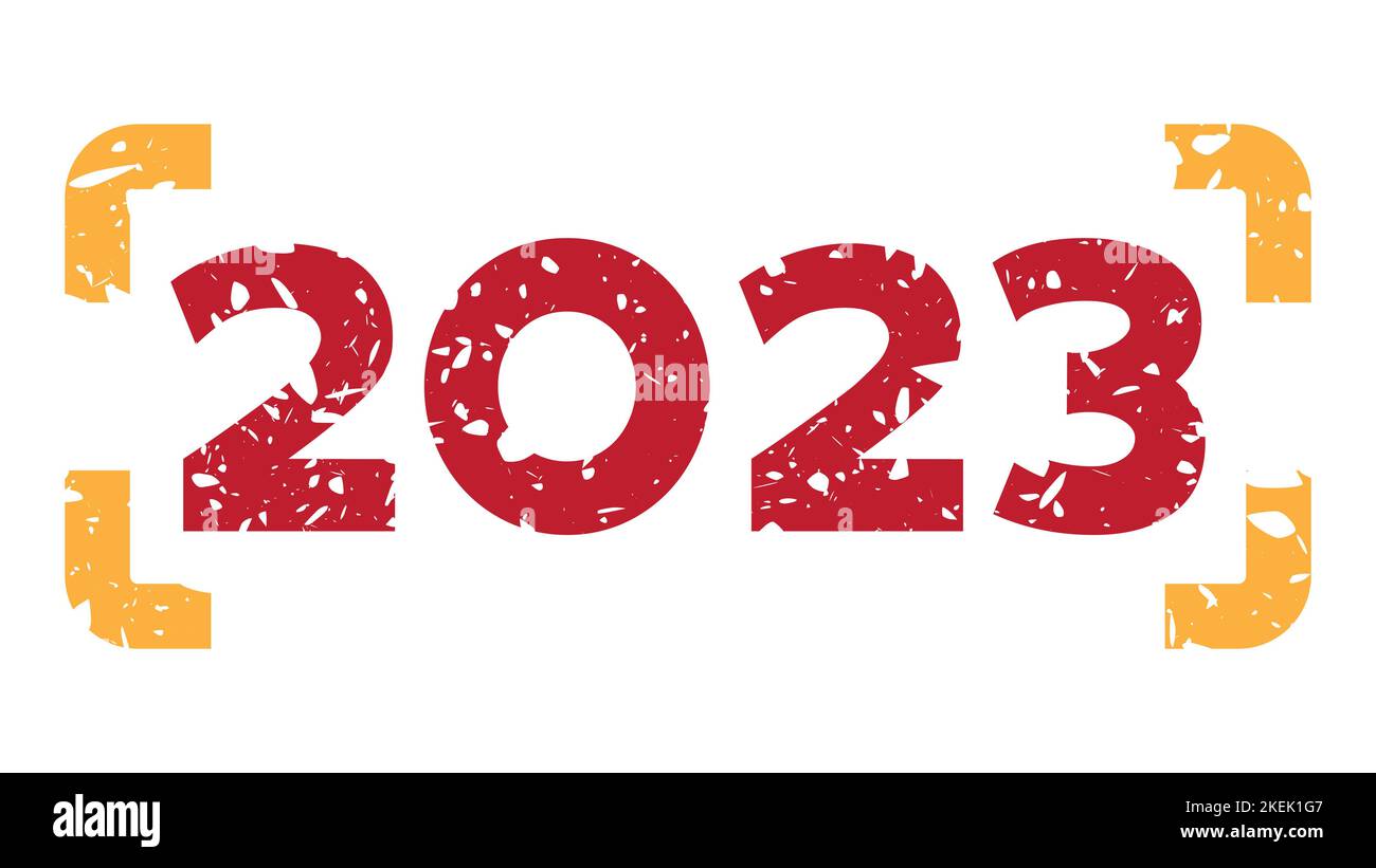 Simple vintage rubber stamp with number 2023 Stock Vector Image & Art ...