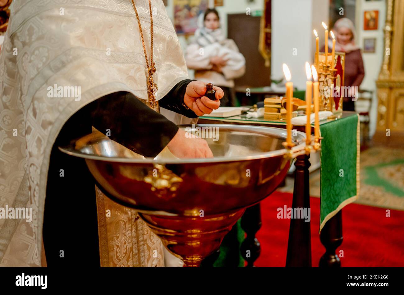 Hand water baptism hi-res stock photography and images - Alamy