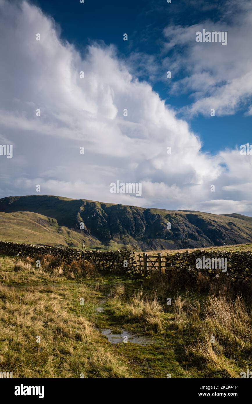 Gateway to the fells at St. John in the Vale, English Lake District ...