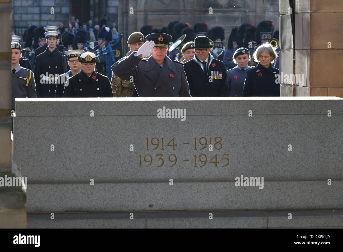 Edinburgh Scotland, UK 13 November 2022. The Royal British Legion ...