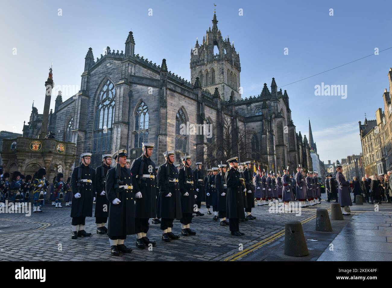 Edinburgh Scotland, UK 13 November 2022. The Royal British Legion ...