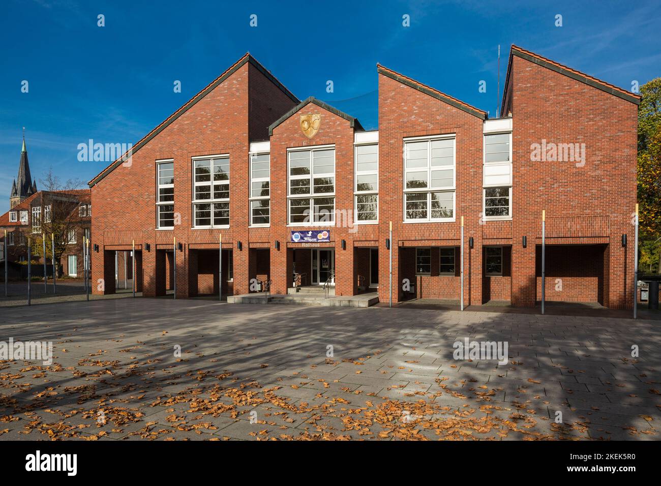 Germany, Gescher, Berkel, Hohe Mark Westmuensterland Nature Park ...