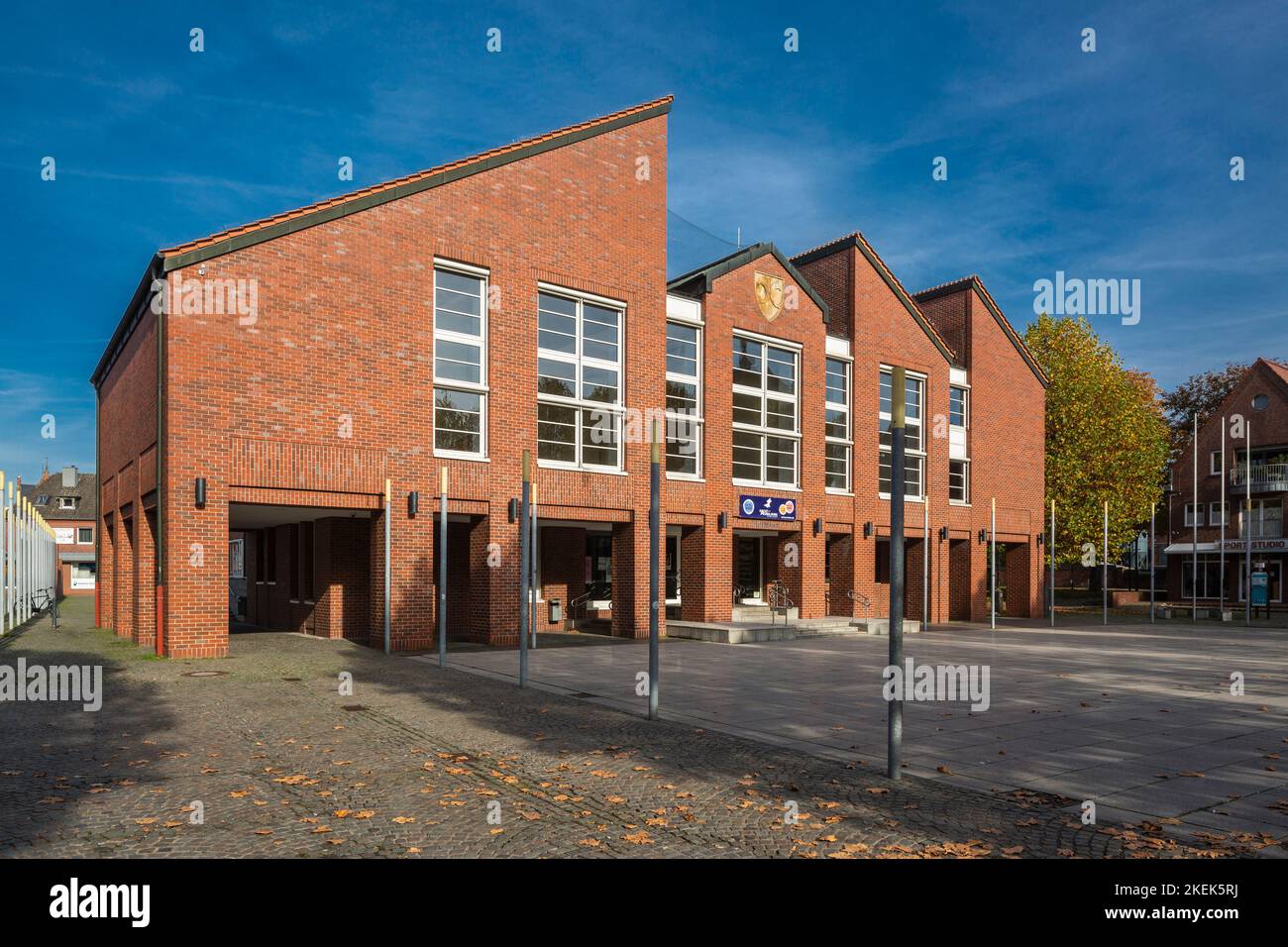 Germany, Gescher, Berkel, Hohe Mark Westmuensterland Nature Park ...