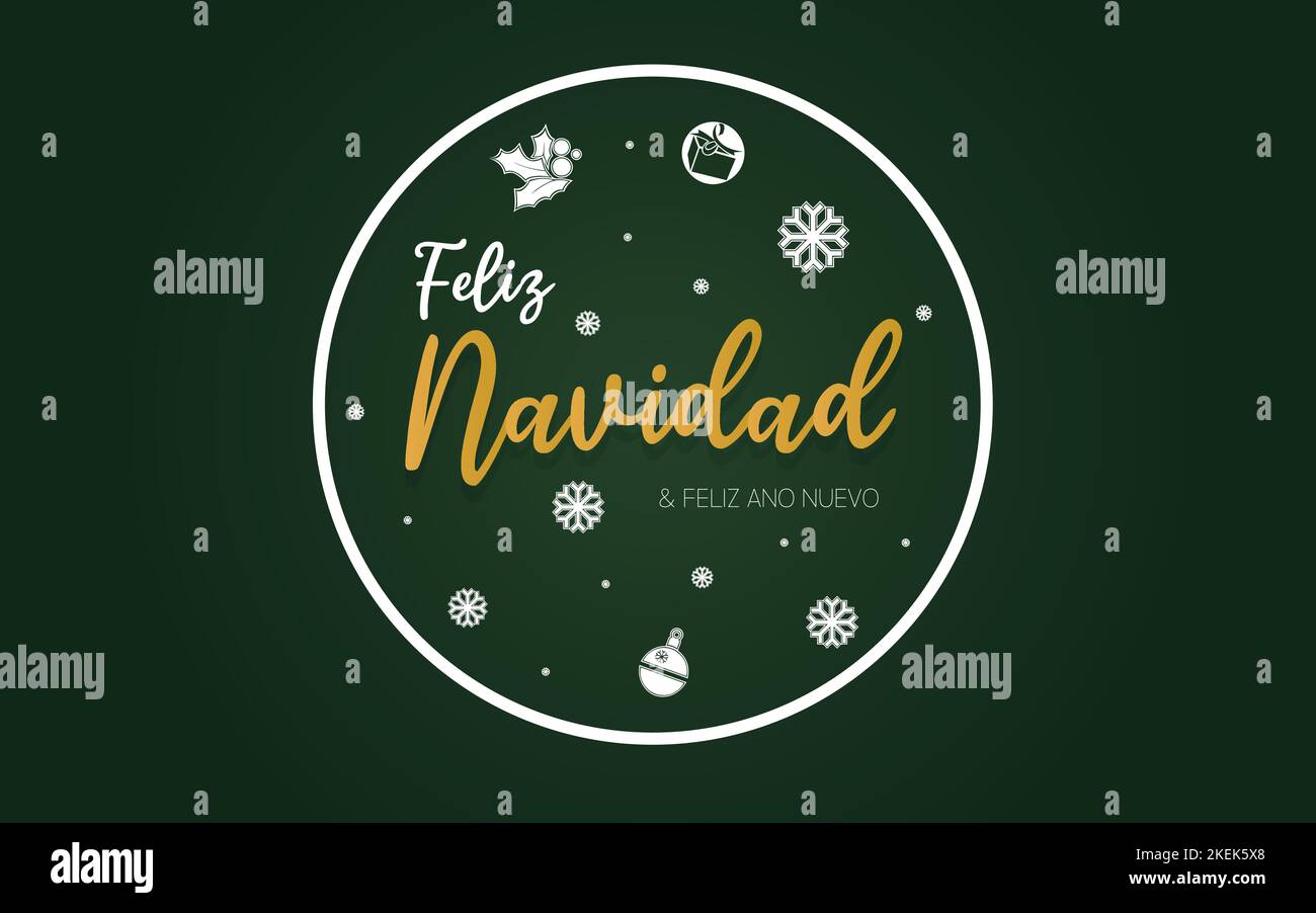 Feliz navidad vector vectors Stock Vector Images - Alamy