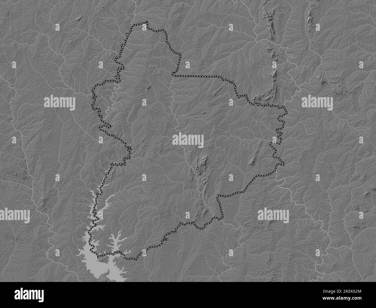 Vallee du bandama outline map hi-res stock photography and images - Alamy