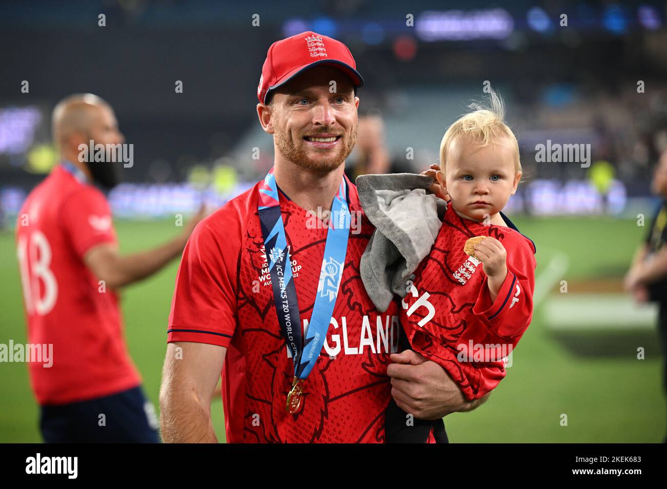 England captain Jos Buttler after winning the T20 World Cup Final match ...