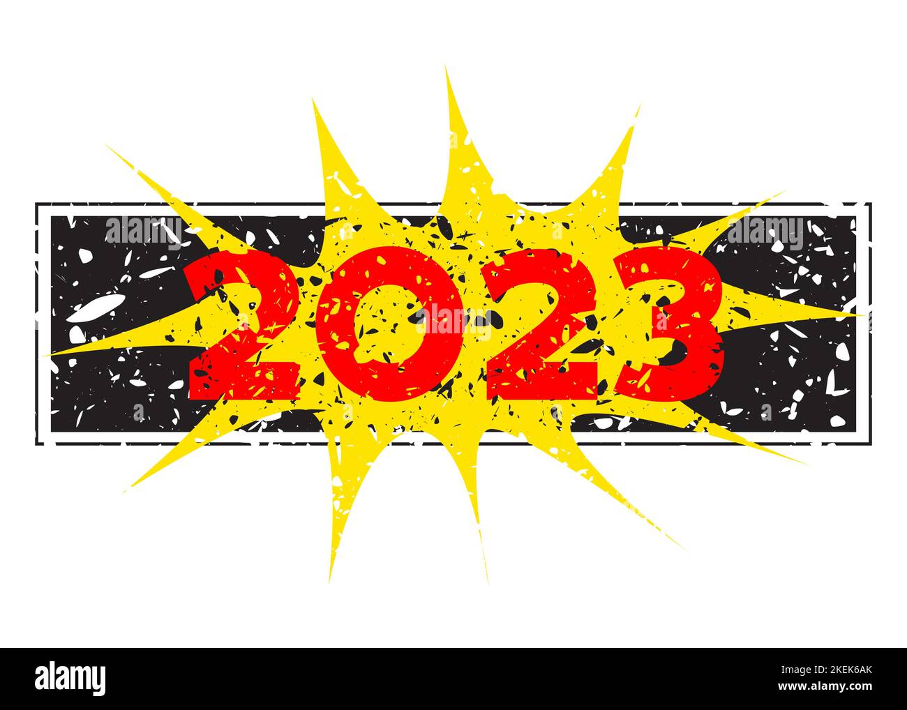 Simple vintage rubber stamp with number 2023 Stock Vector Image & Art ...