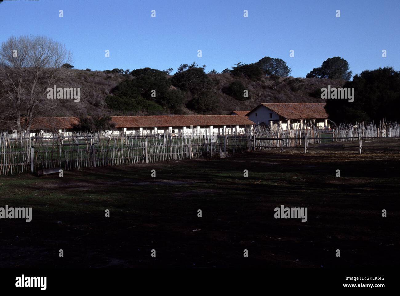 Lompoc, CA. U.S.A. 3/1992. Mission La Purísima Concepción. Founded 1787 ...