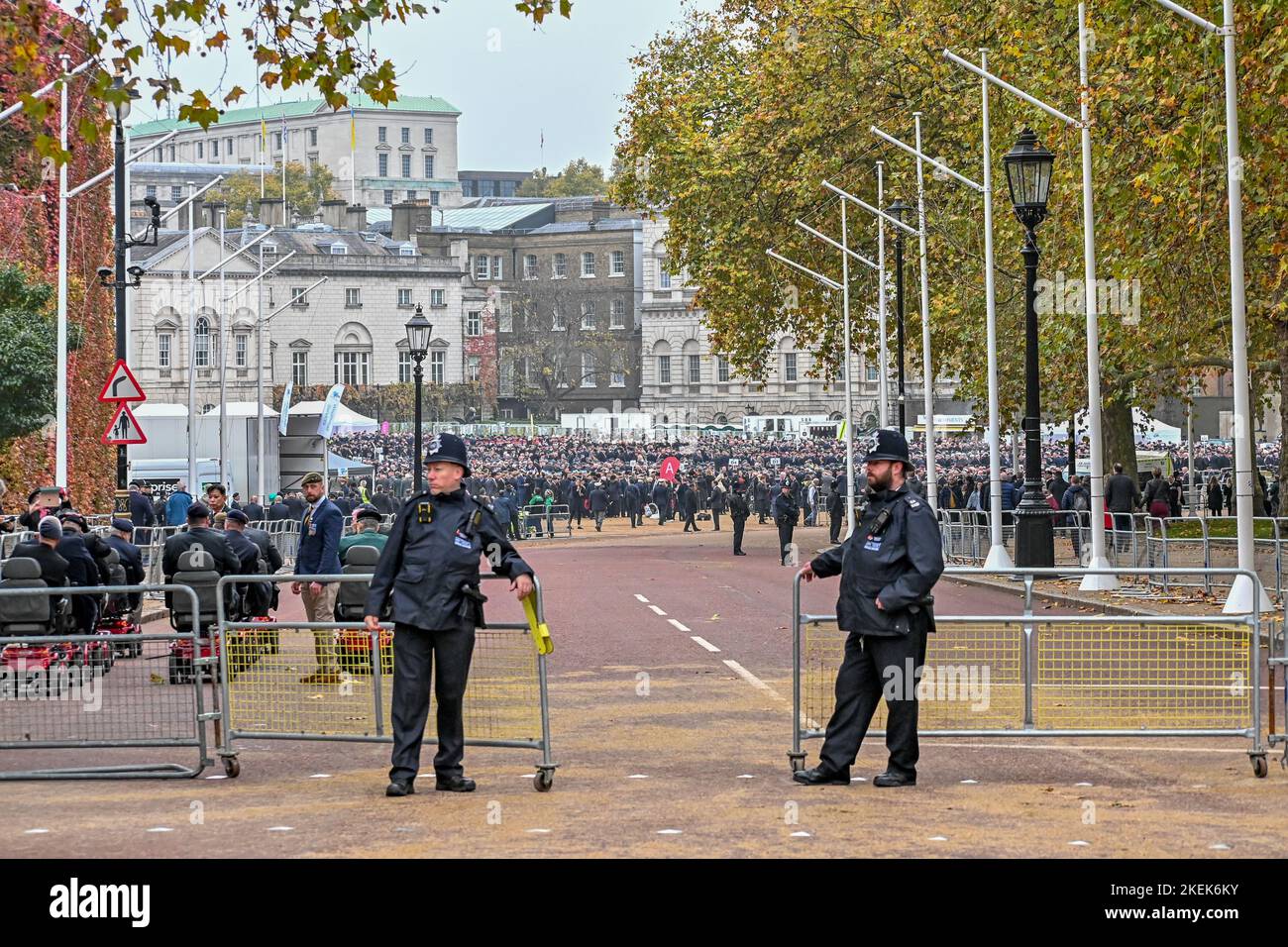 Whitehall and The Mall, London, UK. 13th November 2022. Remembrance ...