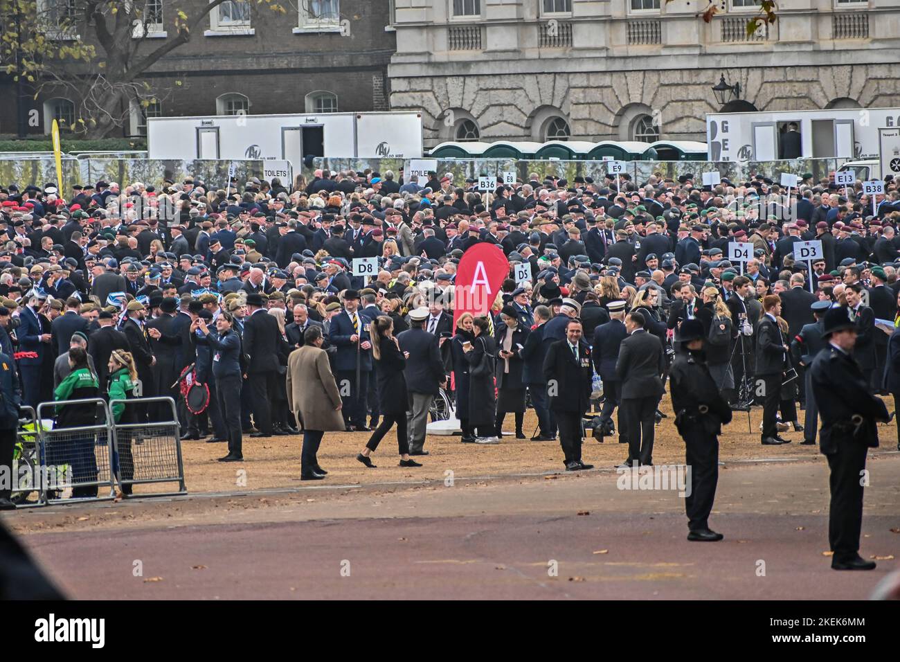 Whitehall and The Mall, London, UK. 13th November 2022. Remembrance ...