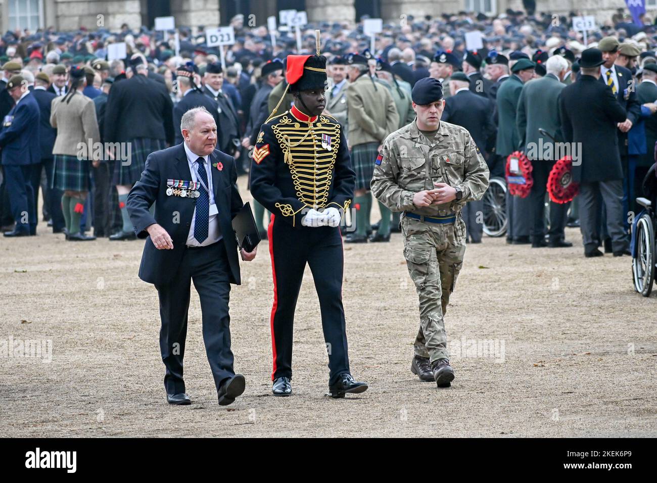 Whitehall and The Mall, London, UK. 13th November 2022. Remembrance ...