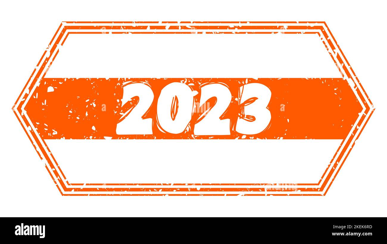 Simple vintage rubber stamp with number 2023 Stock Vector Image & Art ...